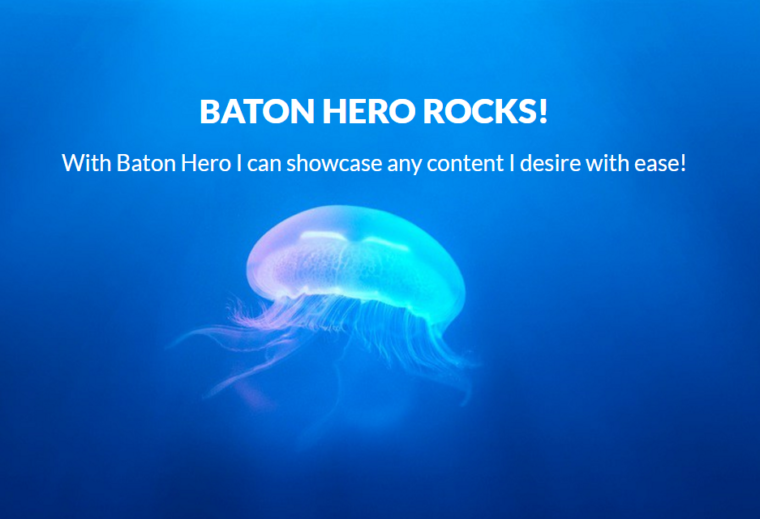 Baton WordPress theme: Hero Widgets - Slocum Themes
